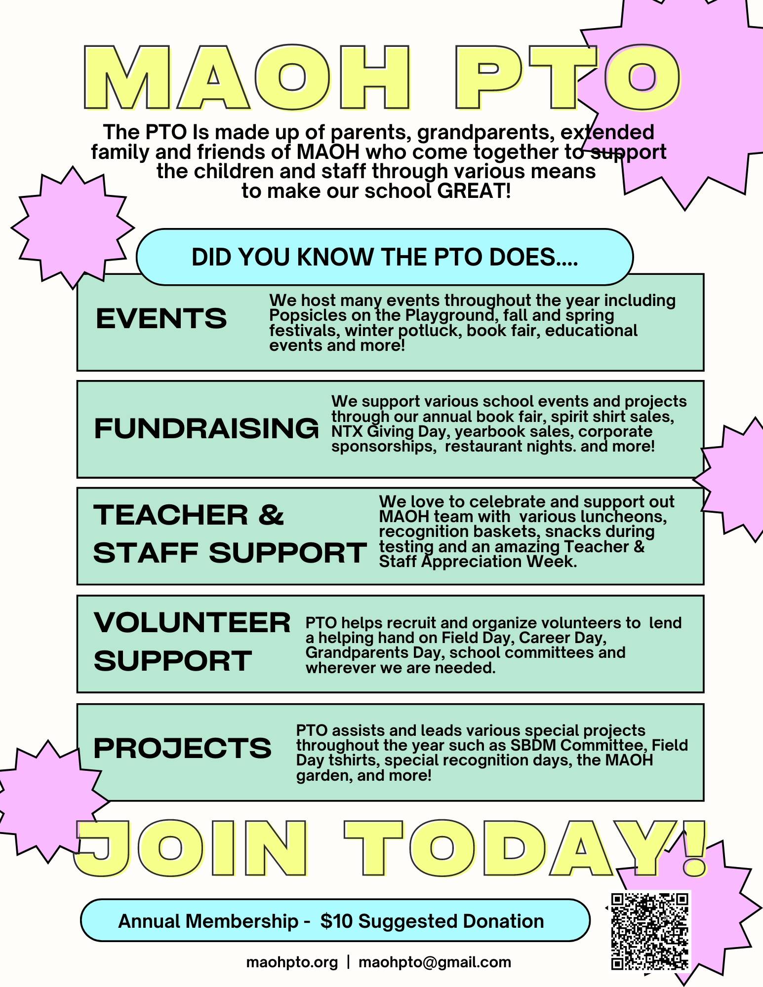 why join pto flyer